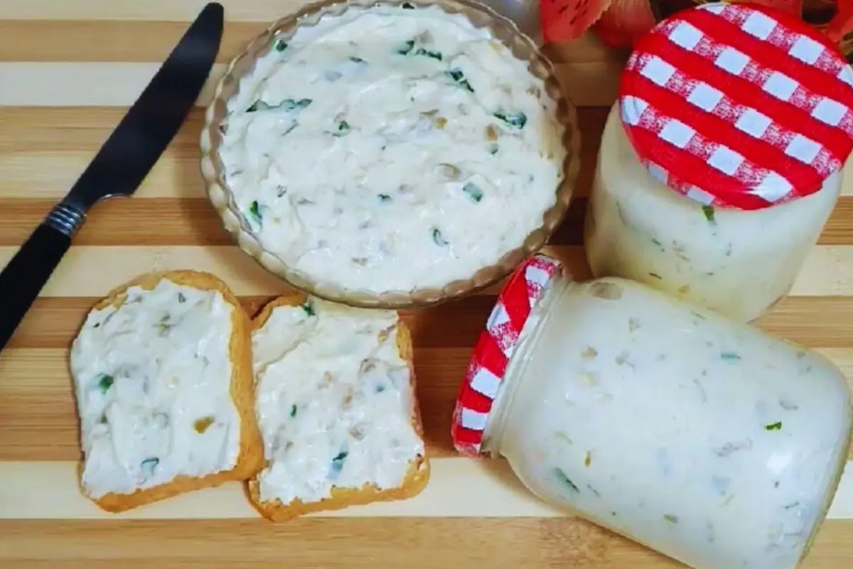 Patê de Queijo e Azeitona Cremoso - Mundo de Delícias