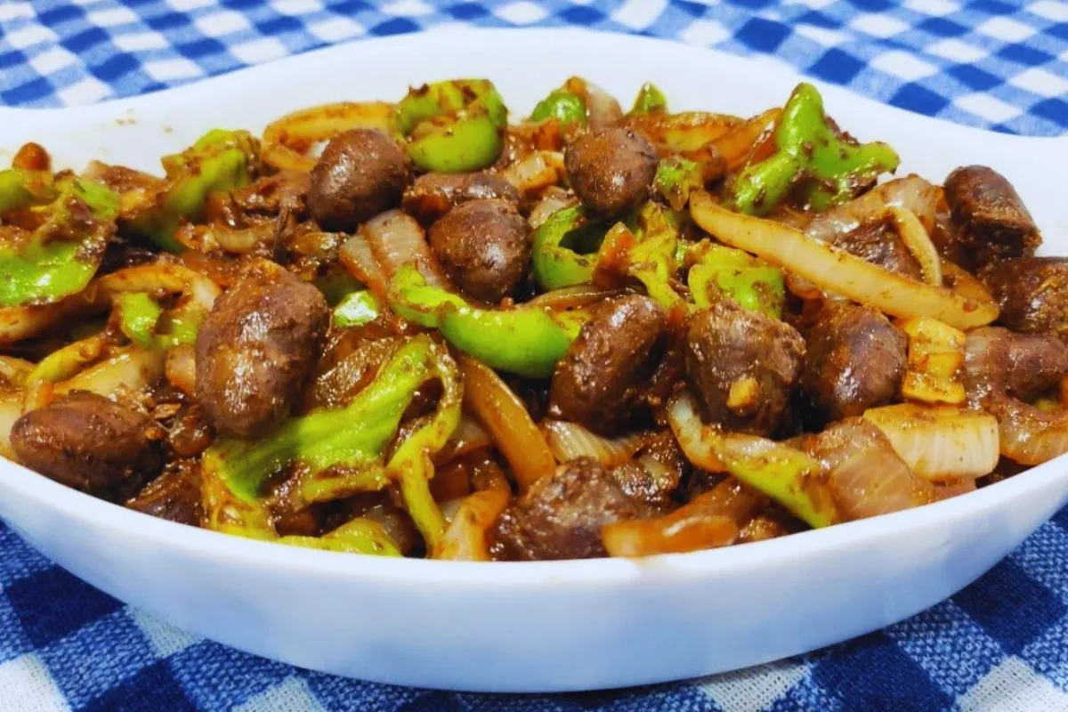 Coração de Frango Acebolado - Mundo de Delícias