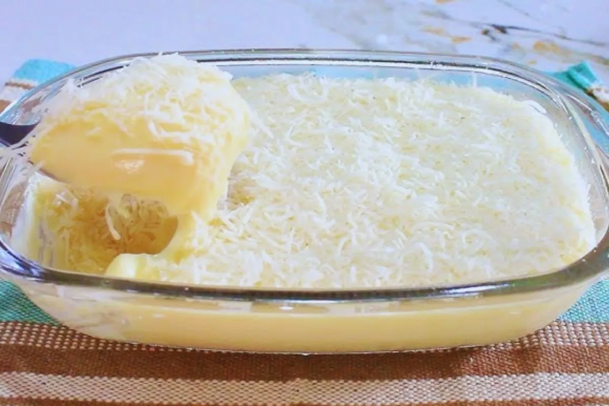 Mousse de Coco Cremoso - Mundo de Delícias